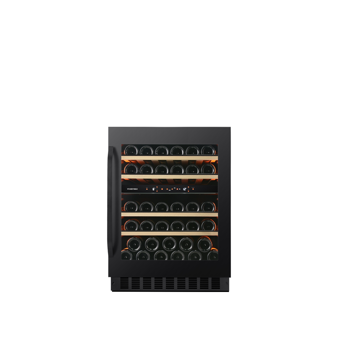 CAVA PANELABLE ~ BUILT IN EDITION ~ PARA 39 BOTELLAS ~ DOBLE TEMPERATU ...